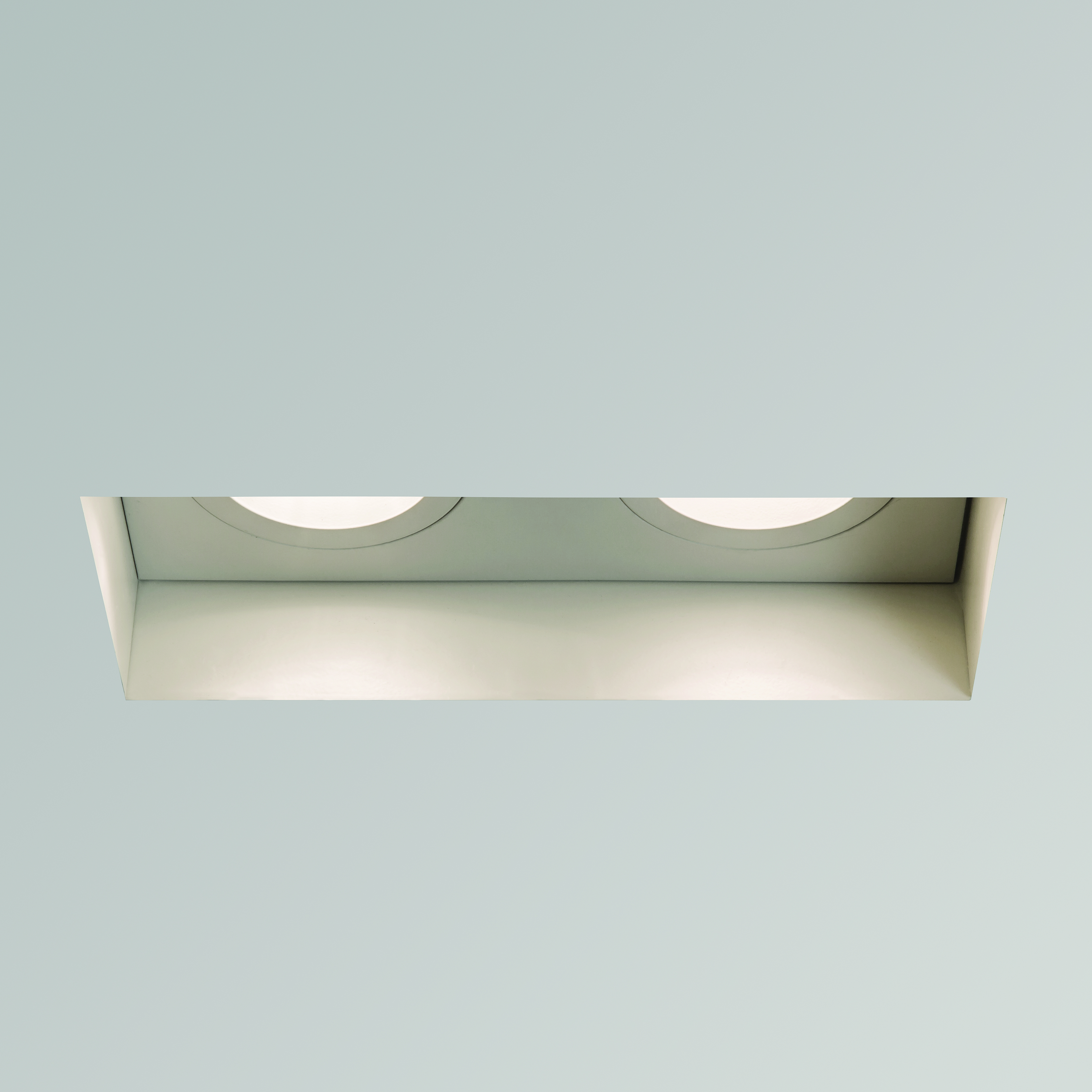 Astro Trimless Twin Adjustable Fire Rated White Recessed Downlight